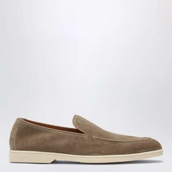 DOUCAL'S Suede Loafers - Beige
