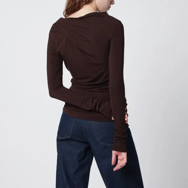 ENTIRE STUDIOS Twist Top - Brown