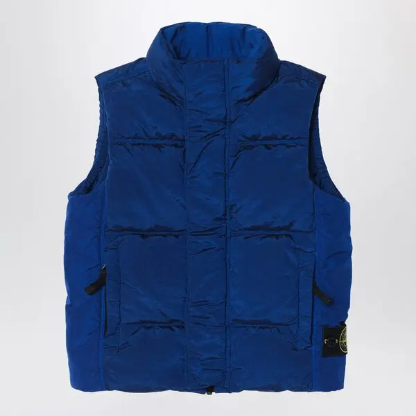 Stone Island Quilted Gilet - Blue