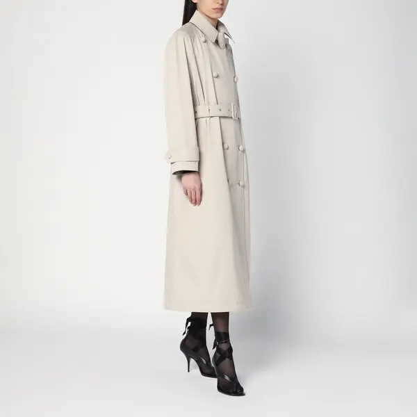Dolce & Gabbana Trench In Cotton Drill - Beige