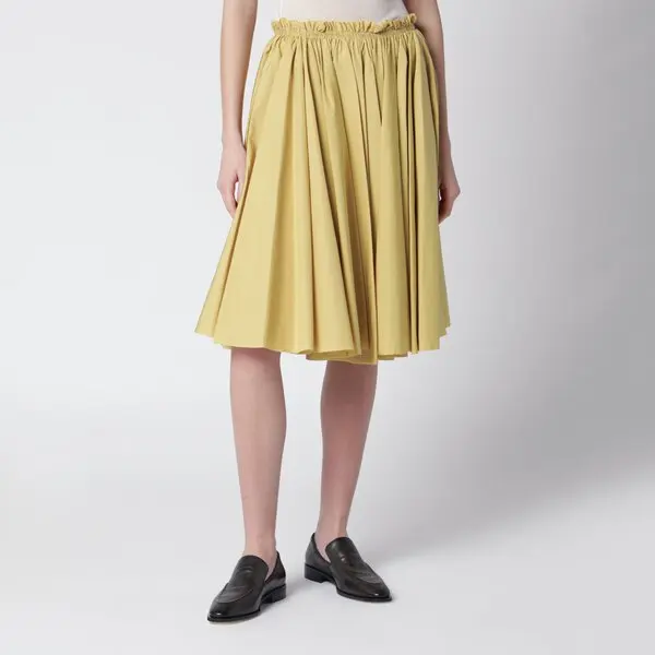 Ami Cotton Skirt - Yellow