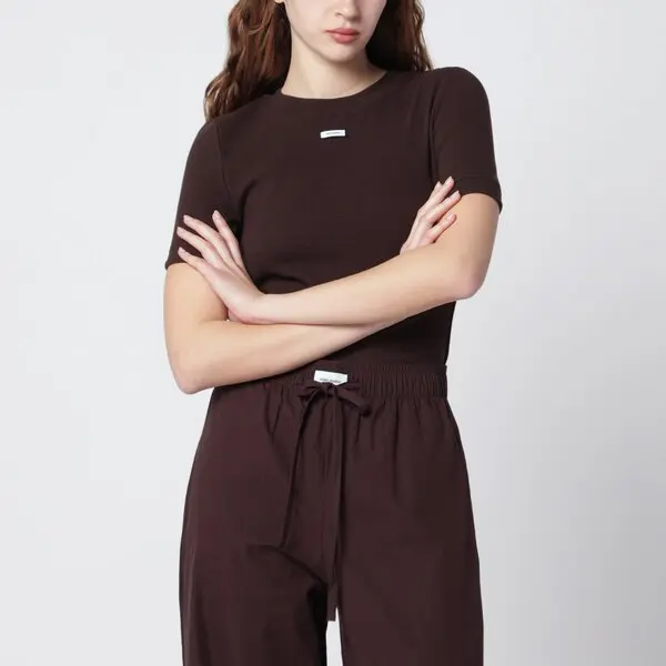 ENTIRE STUDIOS Lounge Redwood T-shirt - Brown