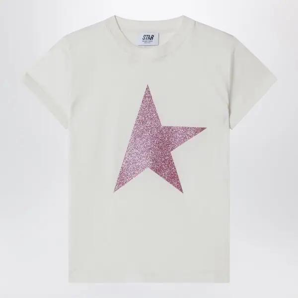 GOLDEN GOOSE Cotton Star T-shirt - White