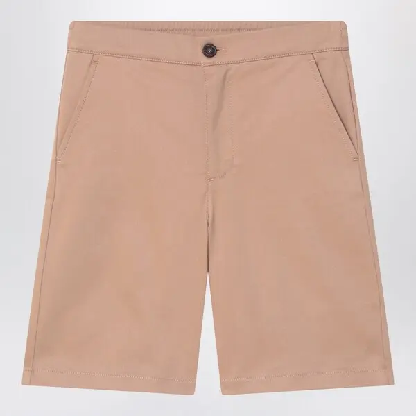 GOLDEN GOOSE Dark Cotton Shorts - Beige