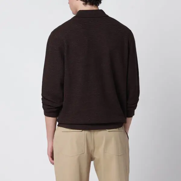 Loro Piana Gokarna Wool-blend Polo Shirt
