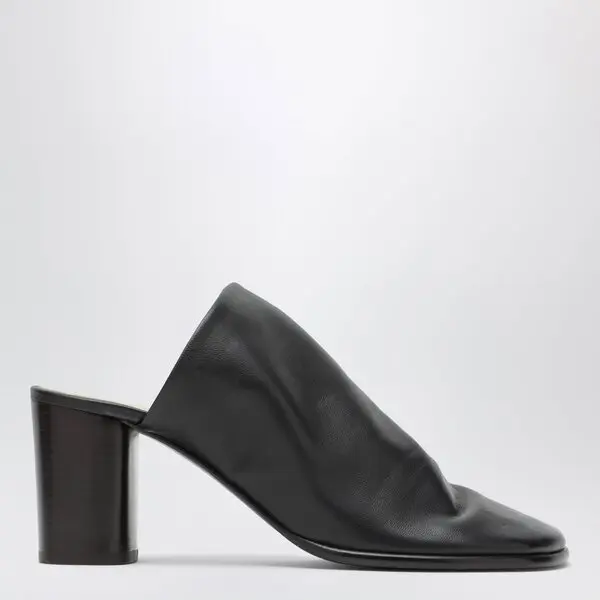 LEMAIRE Lambskin Mules With Block Heel - Brown