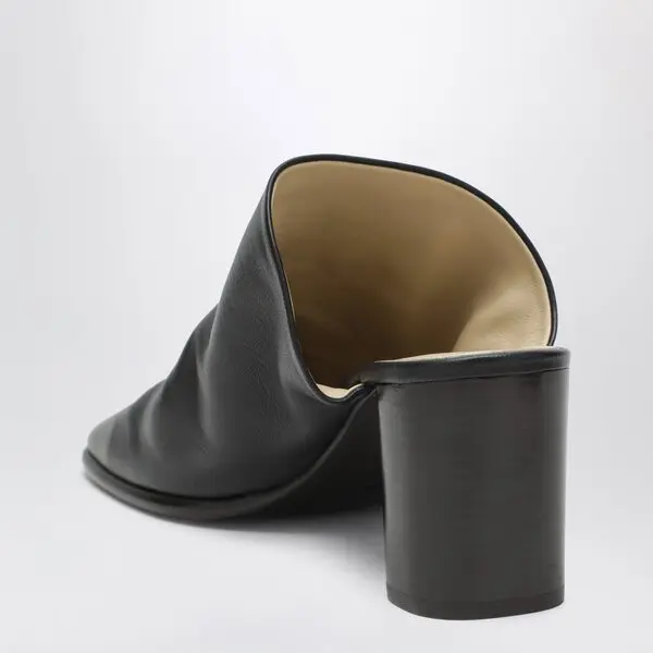 LEMAIRE Lambskin Mules With Block Heel - Brown