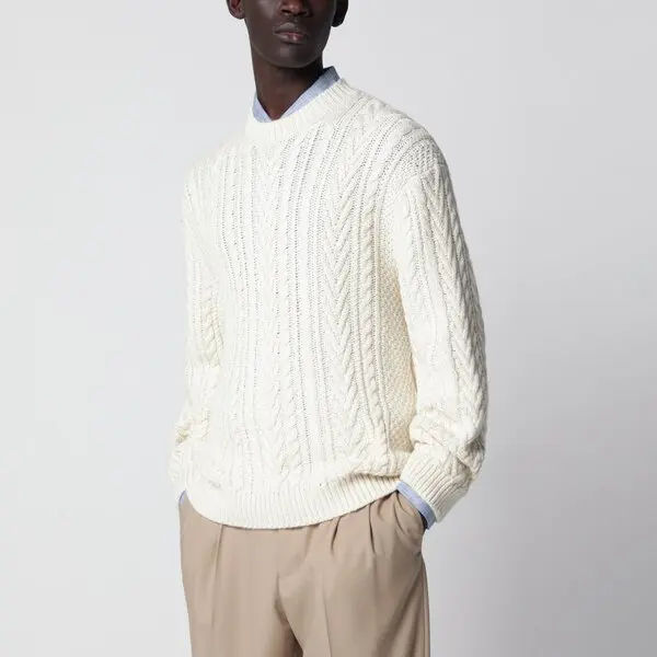 Loro Piana Schooner Crewneck Sweater - Beige