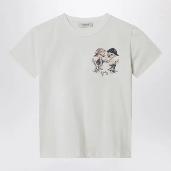 GOLDEN GOOSE Graphic Print T-shirt - White
