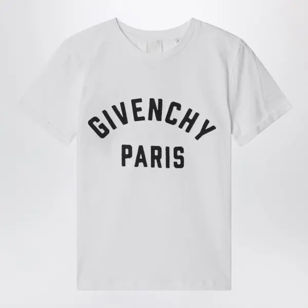 Givenchy T-shirt With Embroidered Logo - White