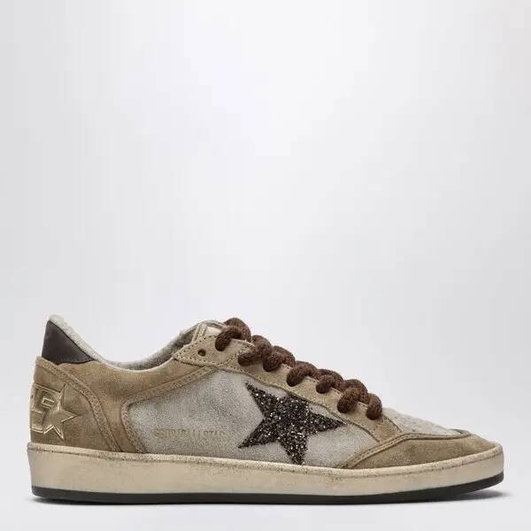 GOLDEN GOOSE Ball-star Suede Sneakers - Beige