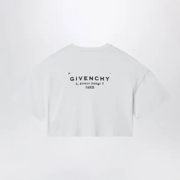 Givenchy Cropped T-shirt With Logo Print