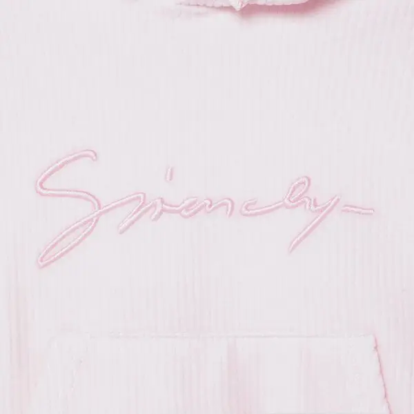 Givenchy Ribbed Hoodie - Pink
