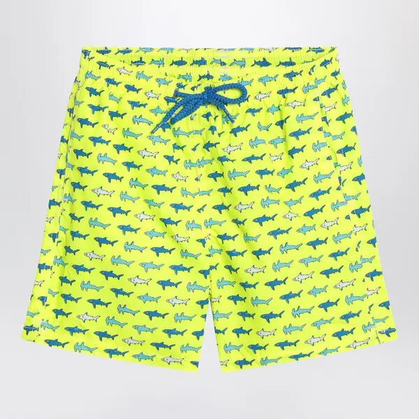 MC2 SAINT BARTH Shark Printed Swimsuit - Multicolor