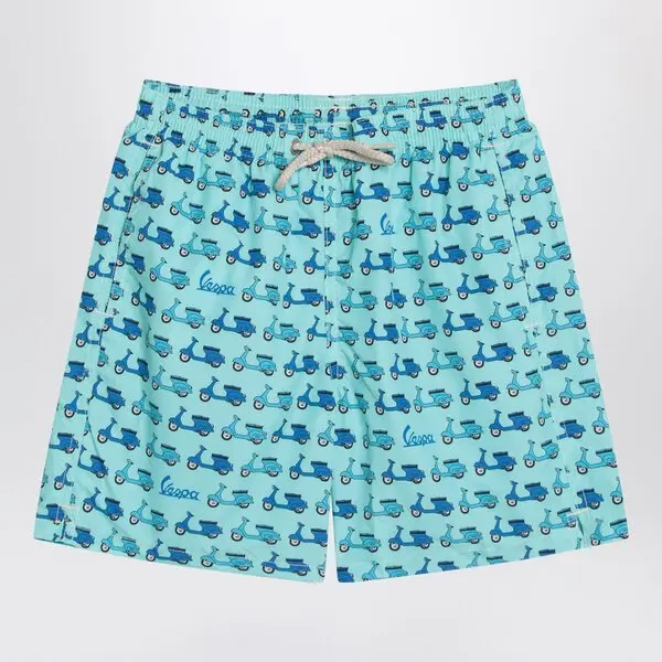 MC2 SAINT BARTH Vespa Print Swimsuit - Multicolor