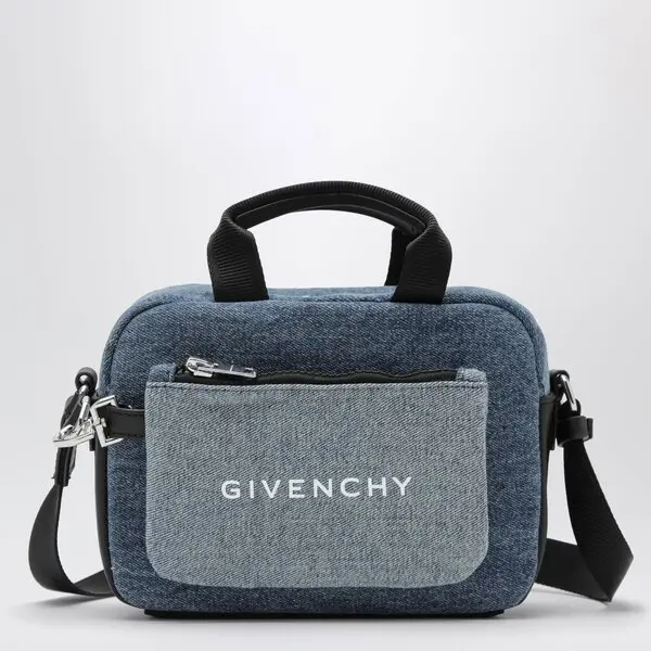 Givenchy Denim Bag With Logo - Blue