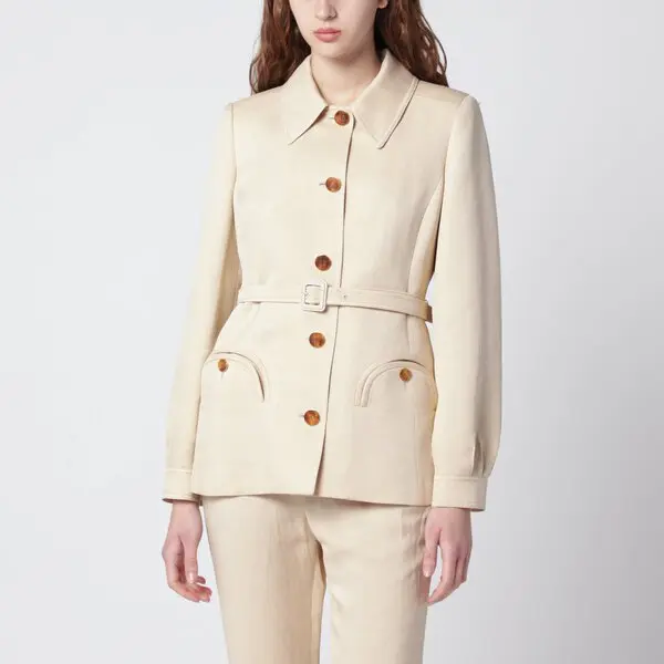 BLAZÉ MILANO Belted Jacket - Pink