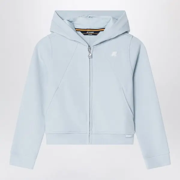K-WAY Rena Zip-up Sweatshirt - Light Blue