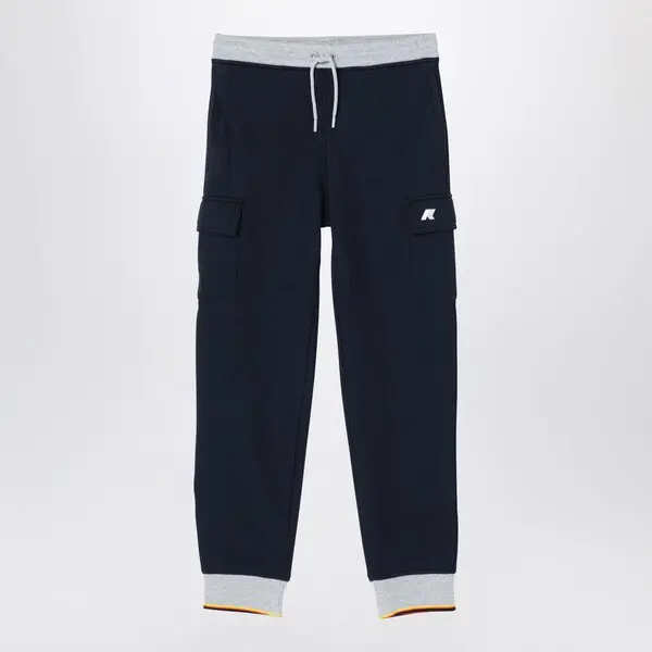 K-WAY Mick Stripes Jogging Trousers - Blue