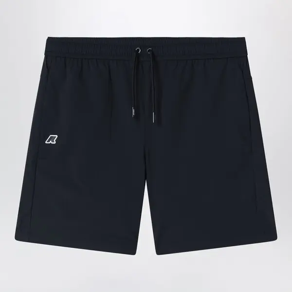 K-WAY Nesilier Water-repellent Fleece Shorts - Black