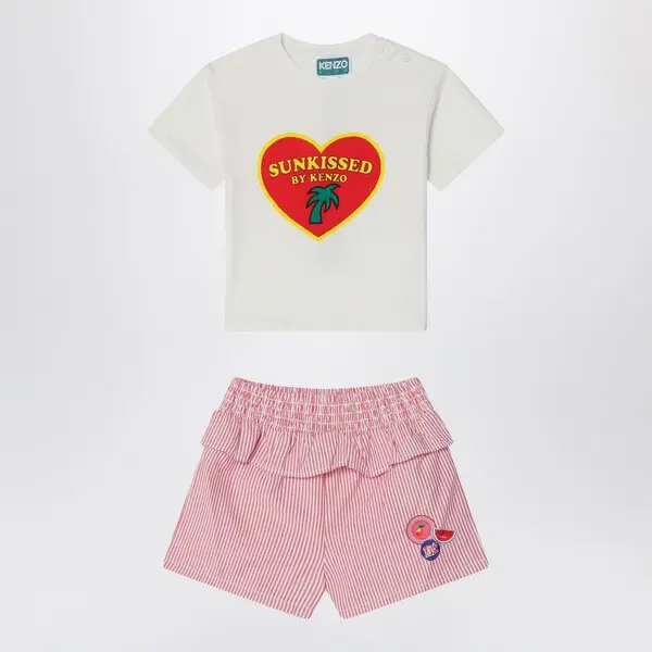 Kenzo Two-piece Cotton Suit - Red