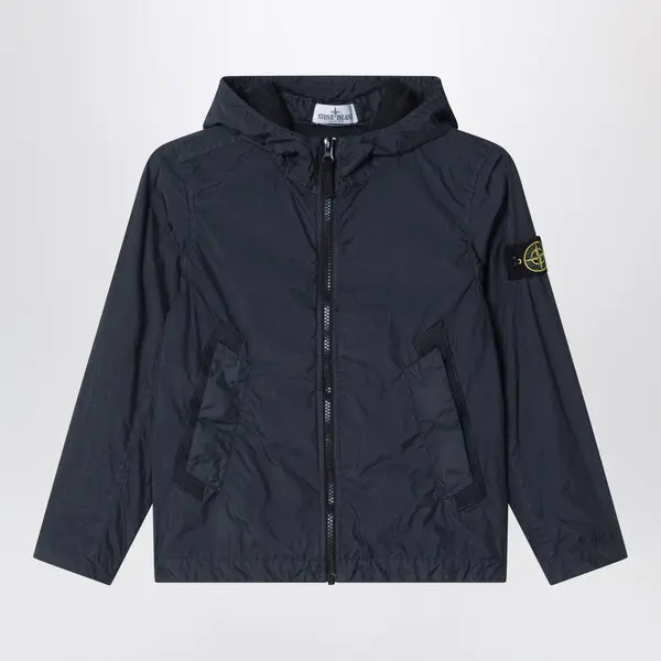 Stone Island Nylon Zip-up Jacket - Blue