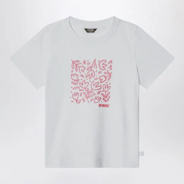 K-WAY Melis Glitter Print T-shirt - White