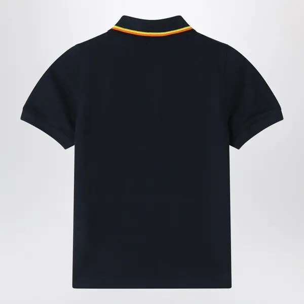 K-WAY Jude Polo In Cotton Piqu - Blue
