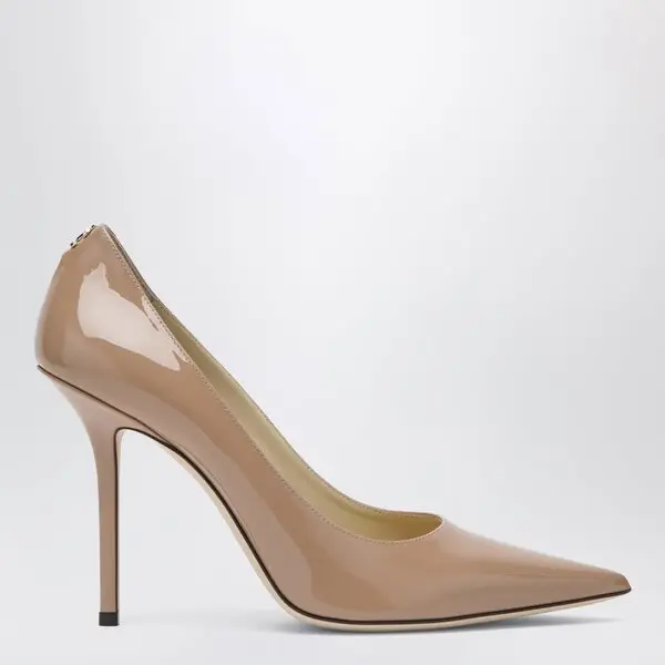 JIMMY CHOO Love 100 Patent Leather Pumps - Pink