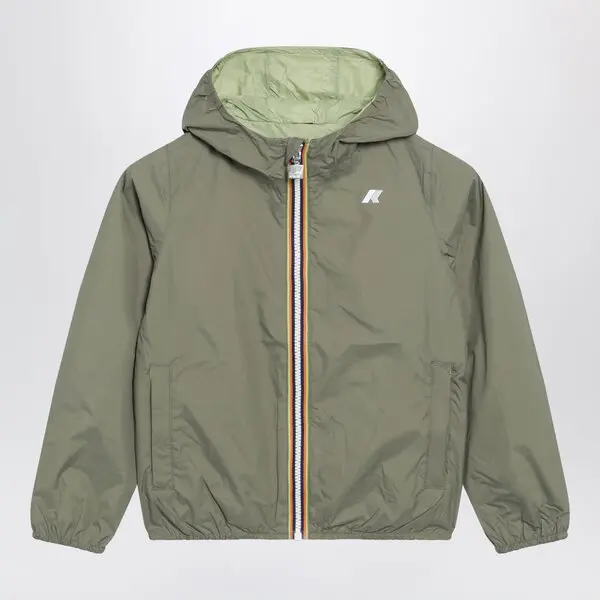 K-WAY Reversible Jack Jacket In /lime - Green