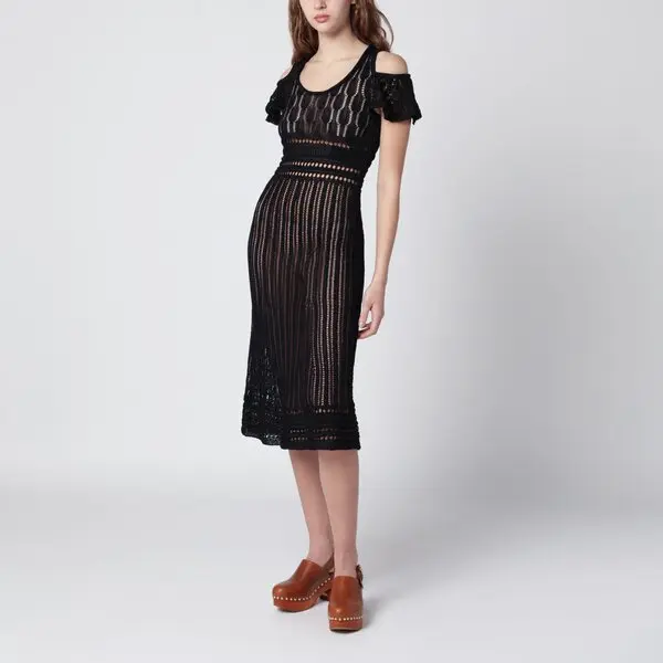 JW Anderson Crochet Dress - Black