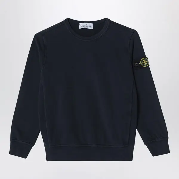 Stone Island Cotton Crewneck Sweatshirt - Blue