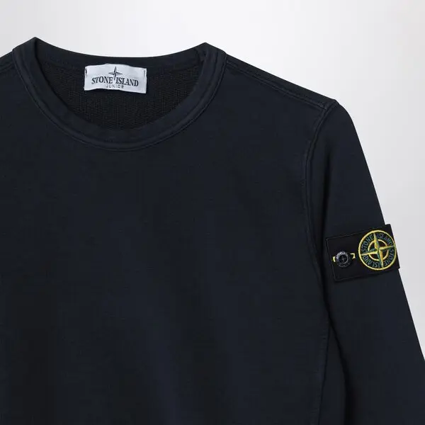 Stone Island Cotton Crewneck Sweatshirt - Blue