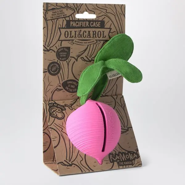OLI & CAROL Ramona Radish Pacifier Case