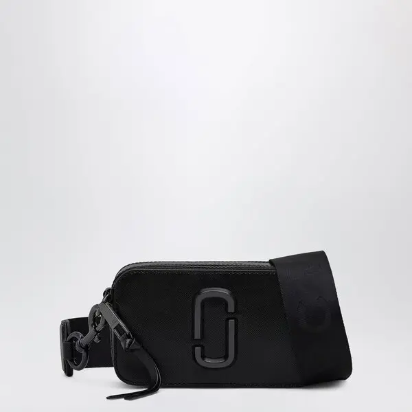 Marc Jacobs Snapshot Leather Shoulder Bag - Black