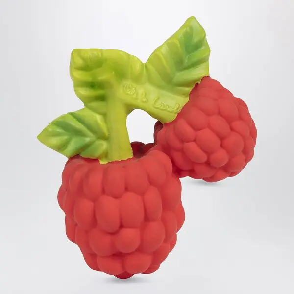 OLI & CAROL Valery Raspberry Baby Teether - Red