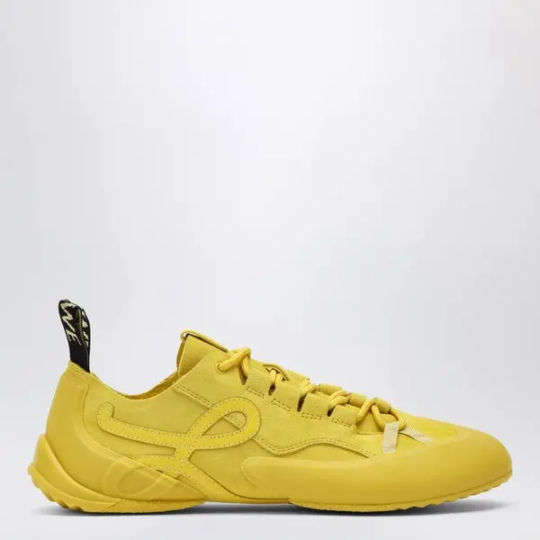 Loewe Grip Suede Sneakers - Yellow
