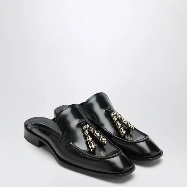Loewe Edge Mule Loafers - Black