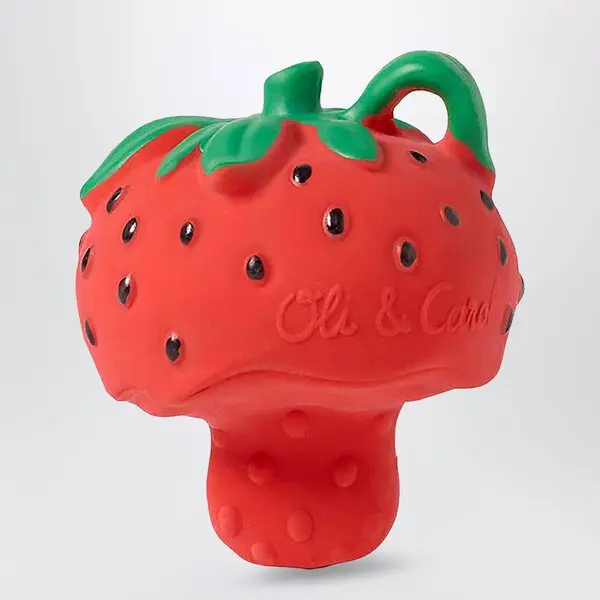 OLI & CAROL Strawberry Mini Baby Teether