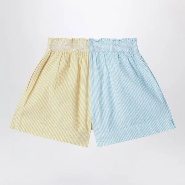 MC2 SAINT BARTH Color-block Striped Shorts - Multicolor