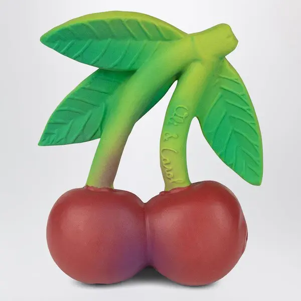 OLI & CAROL Mery The Cherry Baby Teether - Red