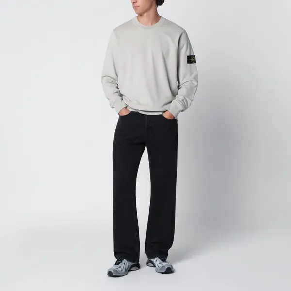 Stone Island Cotton Crewneck Sweatshirt - Grey