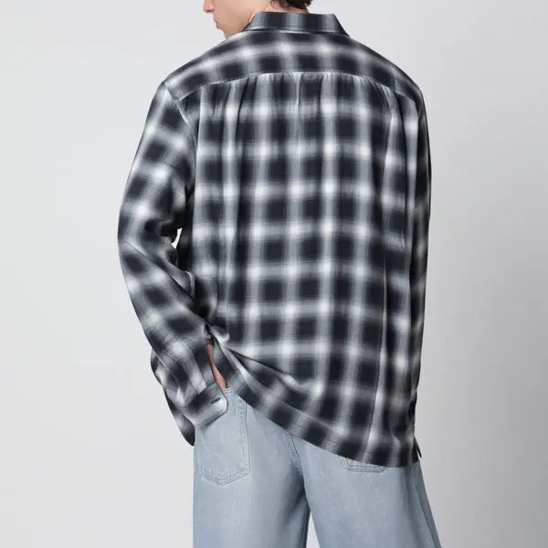 Our Legacy Every Shirt Reno Cowboy Relaxed-fit Checked Viscose Shirt