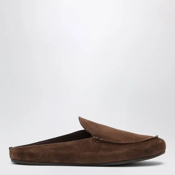 VINNY'S Donnie Suede Mules - Brown