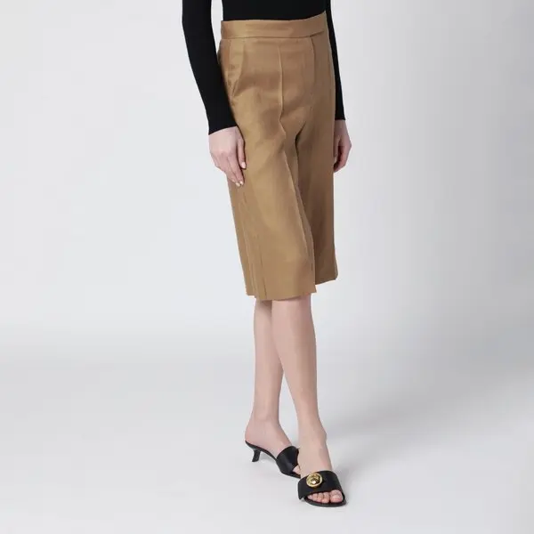 Max Mara Linen Bermuda Shorts