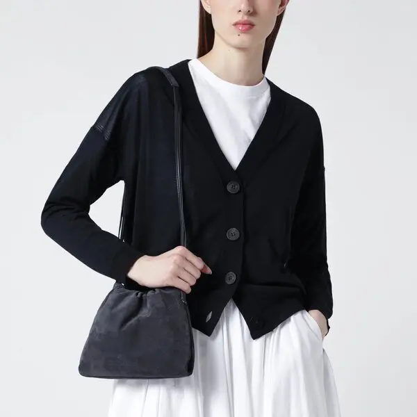 Brunello Cucinelli Suede Pouch With Monile Detailing