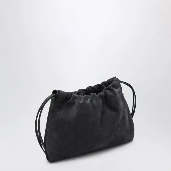 Brunello Cucinelli Suede Pouch With Monile Detailing