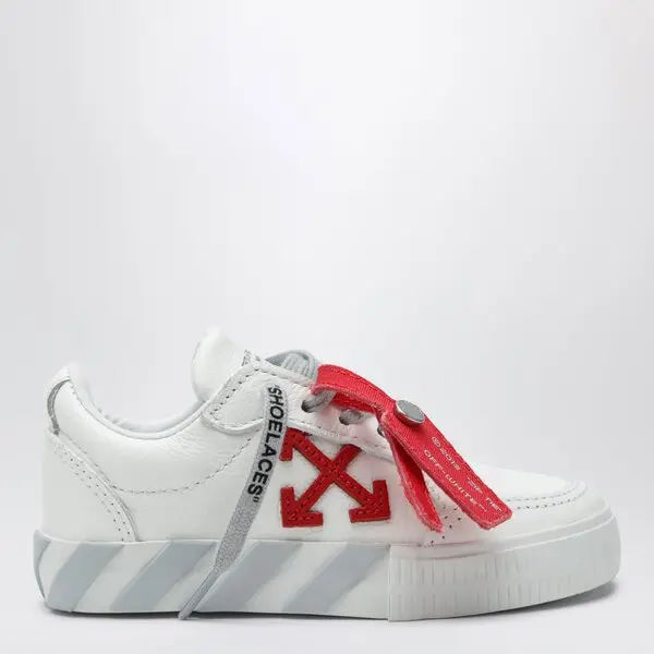 OFF-WHITE™ Vulcanized Sneakers In /grey/red - White