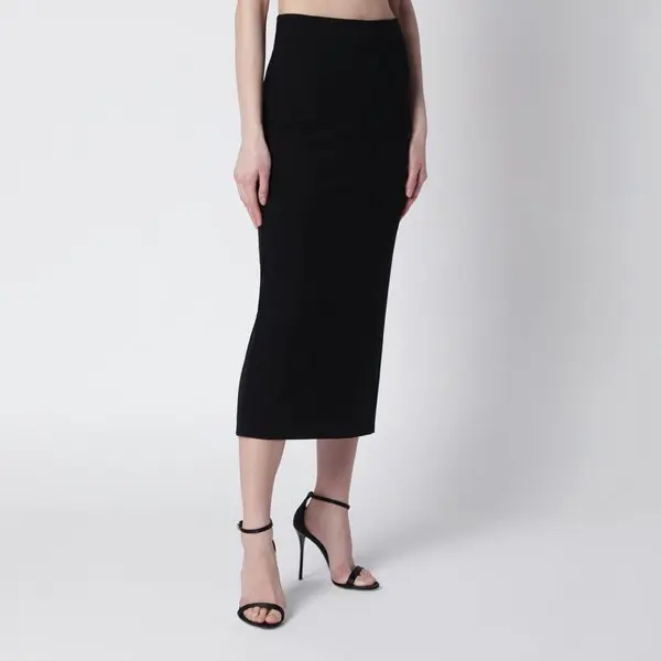 Max Mara Midi Skirt In Crêpe Jersey