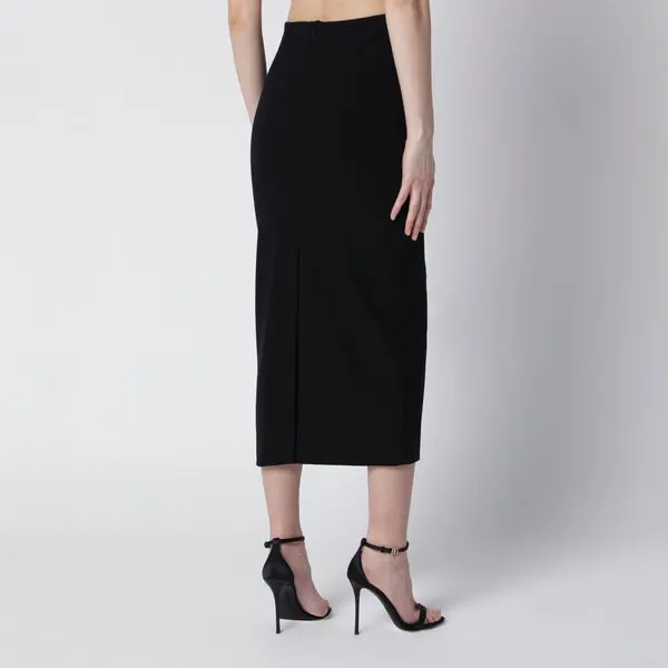 Max Mara Midi Skirt In Crêpe Jersey